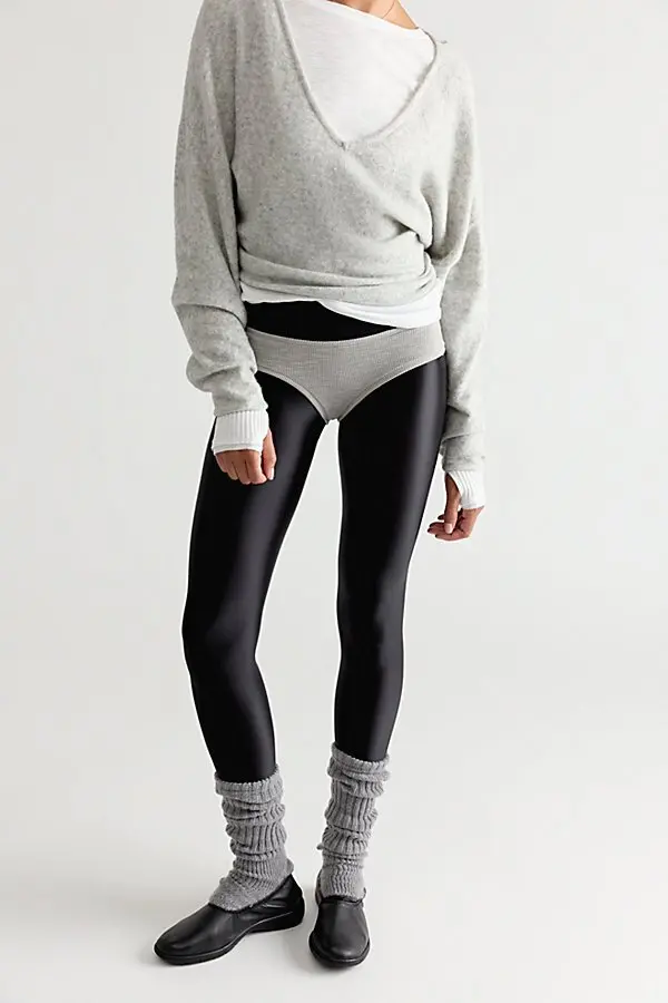 Free People Mercury Tights - Black