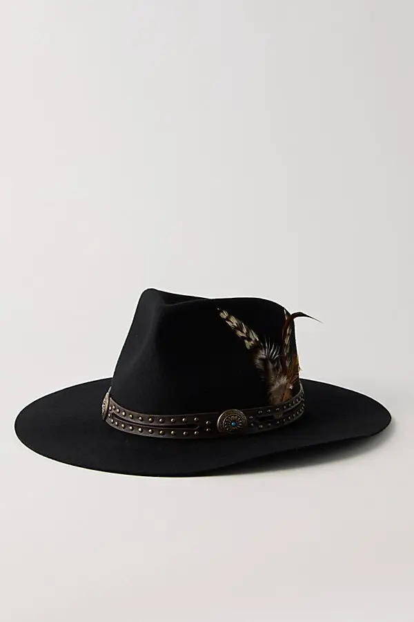 PETER GRIMM Pache Brim Hat - Black