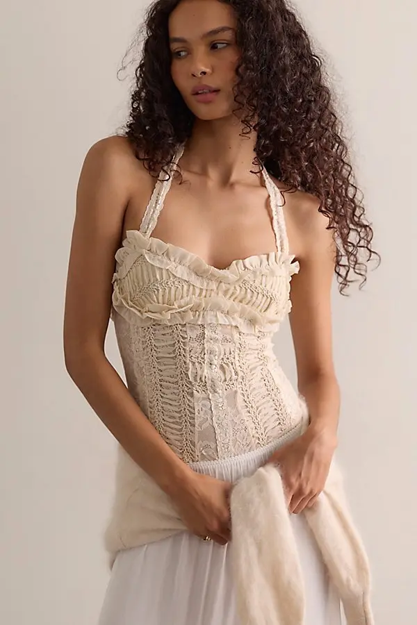 Free People Bloom Service Bodysuit