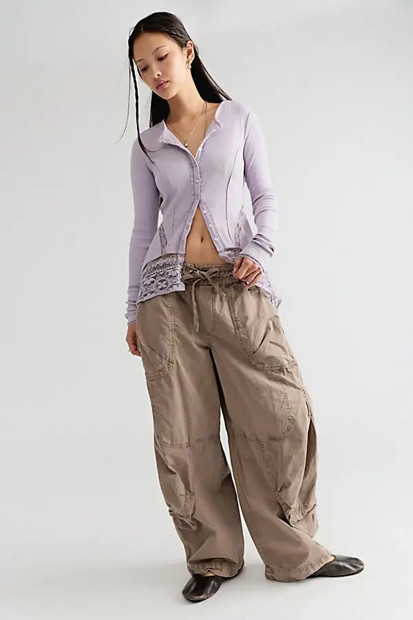 Free People Melody Cardigen - Misty Lilac