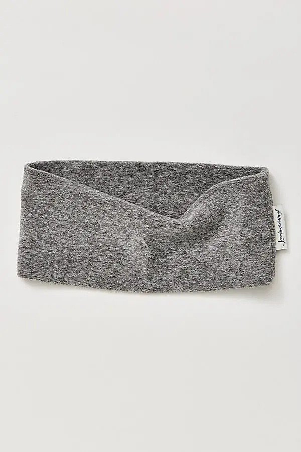 Free People Tread Light Terry Headband - Grey