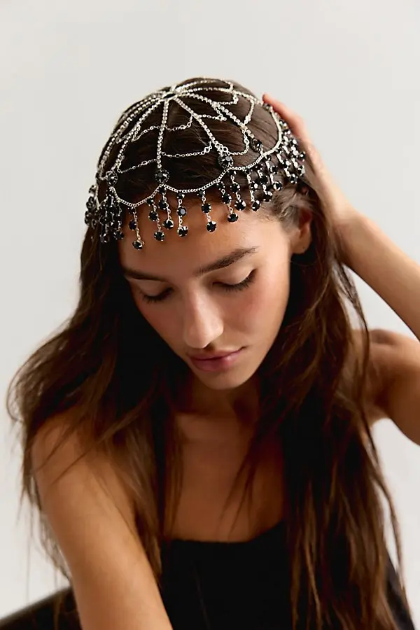 Free People Zaza Head Piece - Onyx