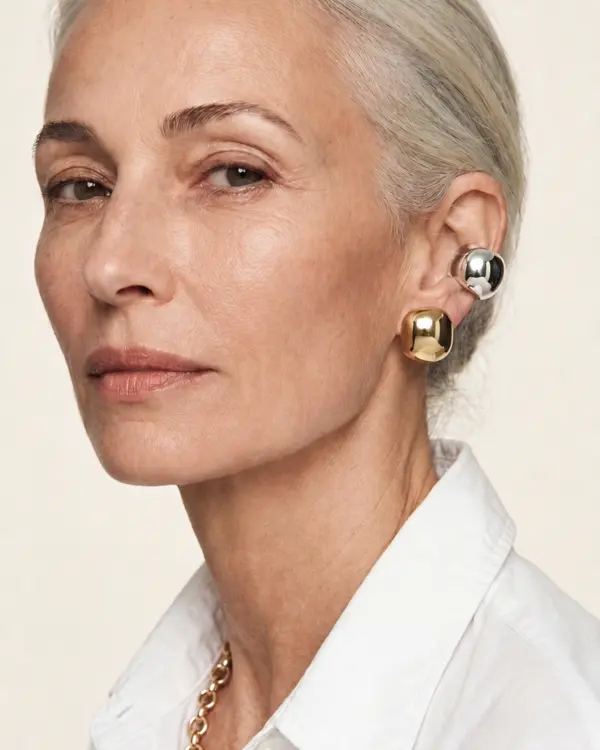 SOPHIE BLAKE Kathleen Pillow Earrings – Sculptural Stud Earrings