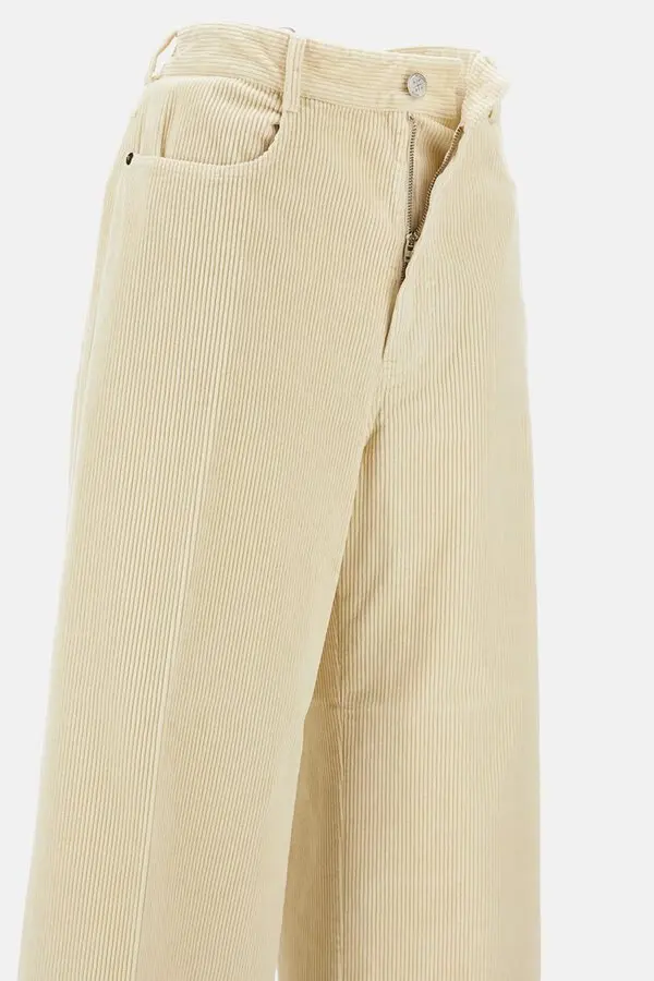 CELLAR DOOR Ribbed Wide-leg Trousers