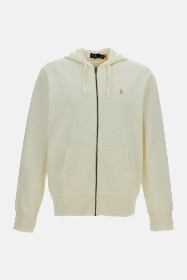 Polo Ralph Lauren Felpa Con Cappuccio - Beige