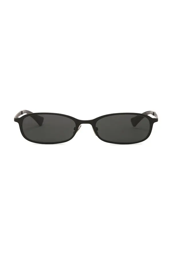 Saint Laurent Oval Sunglasses - Black