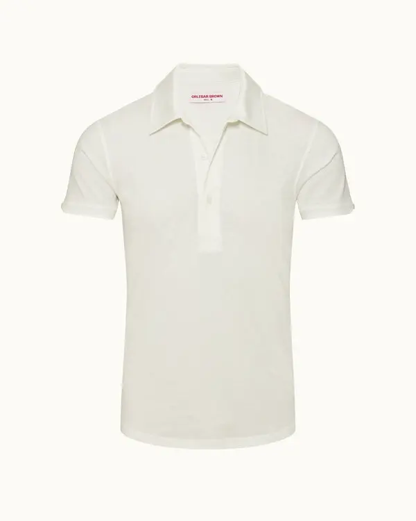Orlebar Brown Tailored Fit Cotton-ilk Polo Hirt
