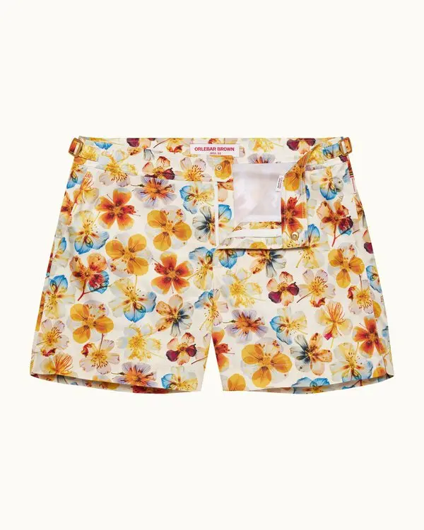 Orlebar Brown Shorter-length Oshibana Print Swim Shorts In Multicolour - Multicoloured
