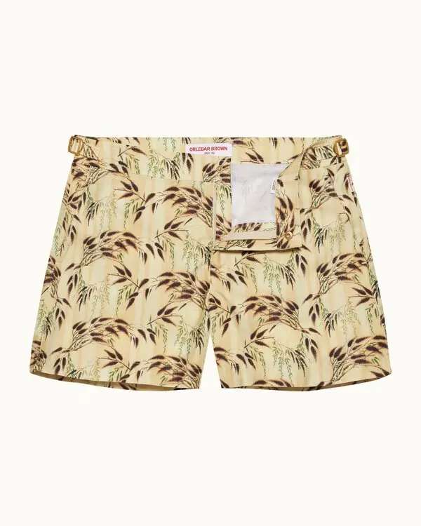 Orlebar Brown Shorter-length Catkin Print Swim Shorts