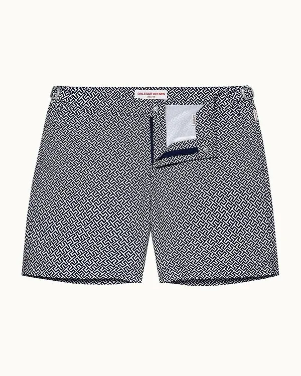 Orlebar Brown Skydiver/cloud Mid-length Swim Shorts - Blue