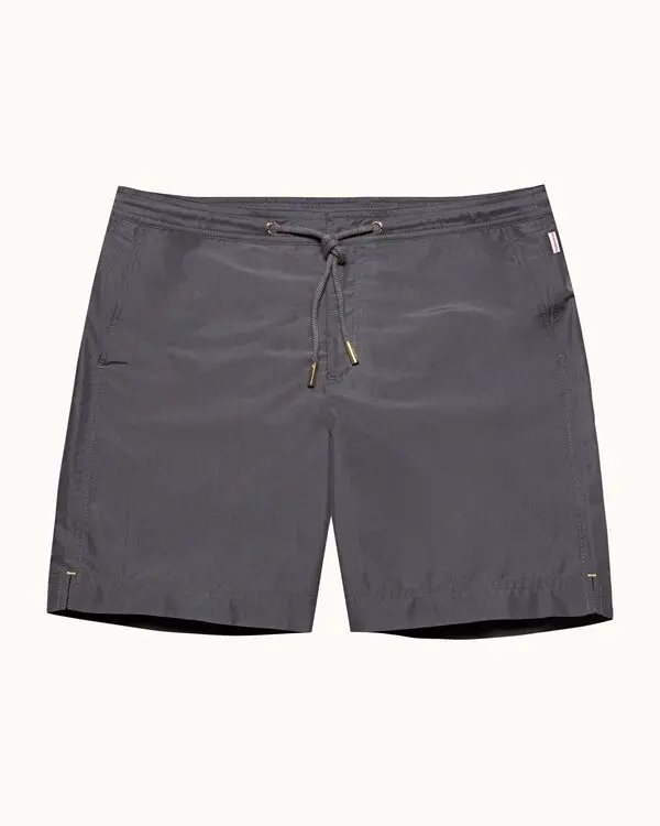 Orlebar Brown Mid-length Drawcord Swim Shorts In Piranha