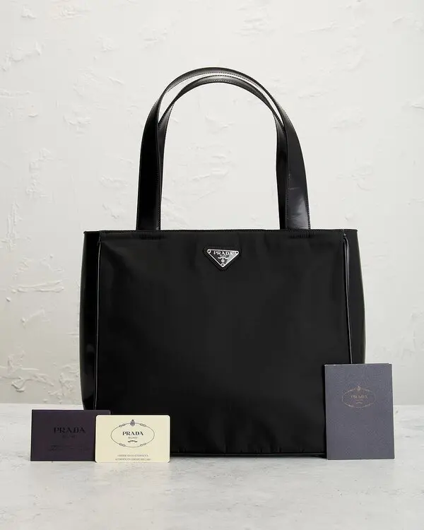 FWRD RENEW Prada Tessuto Tote Bag