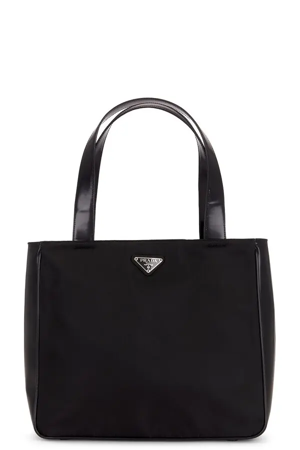 Prada Tessuto Tote Bag - Black