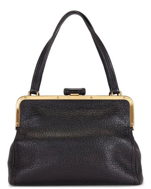 FWRD RENEW Prada Berlino Cerniera Frame Shoulder Bag