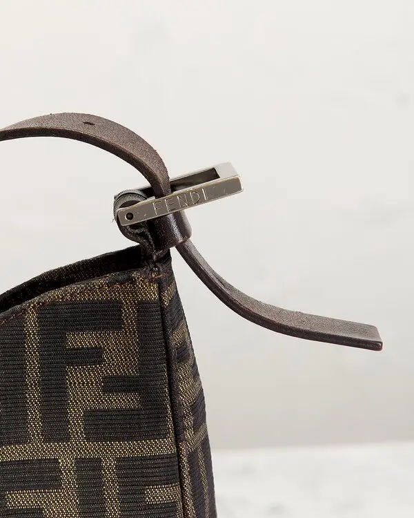 FWRD RENEW Fendi Zucca Shoulder Bag