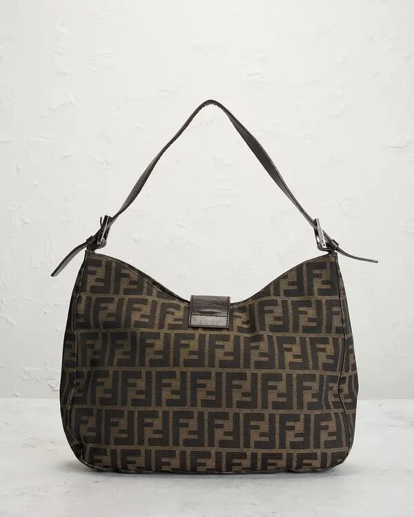 FWRD RENEW Fendi Zucca Shoulder Bag