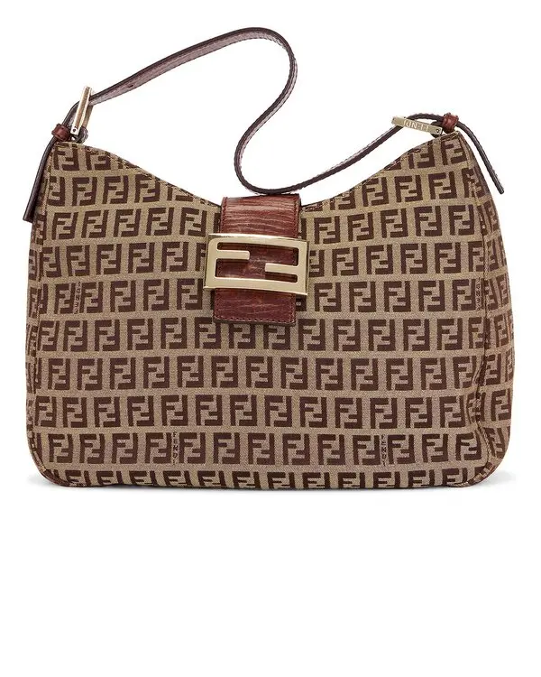 FWRD RENEW Fendi Zucchino Shoulder Bag
