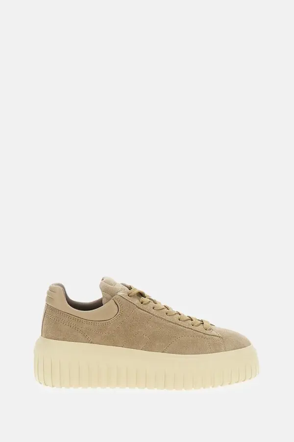 Hogan Sneakers H-stripes Allacciato H - Beige