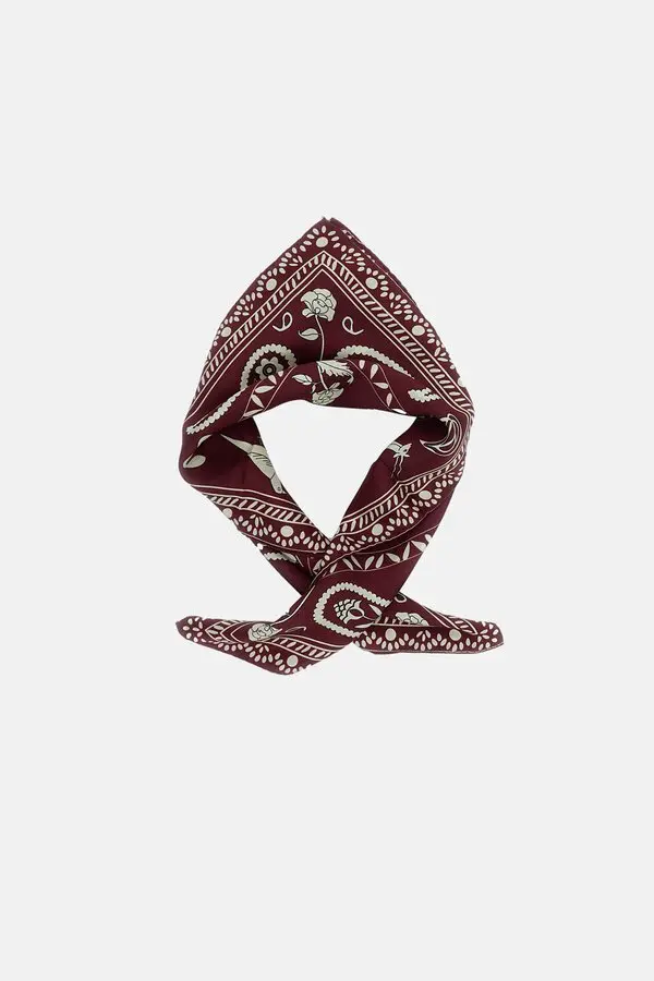 Alberto Biani Silk Foulard - Bordeaux