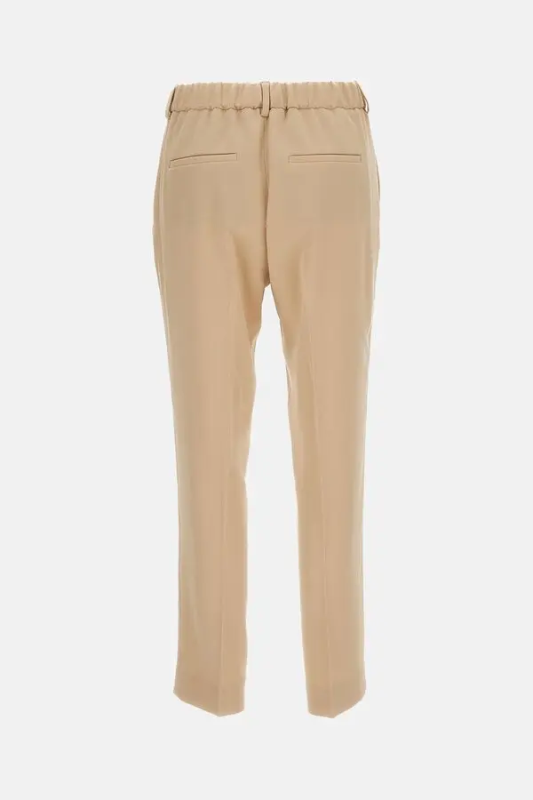 Alberto Biani Cady Straight-leg Ankle-length Trousers