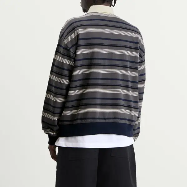 Nn07 David Stripe Rugby Shirt