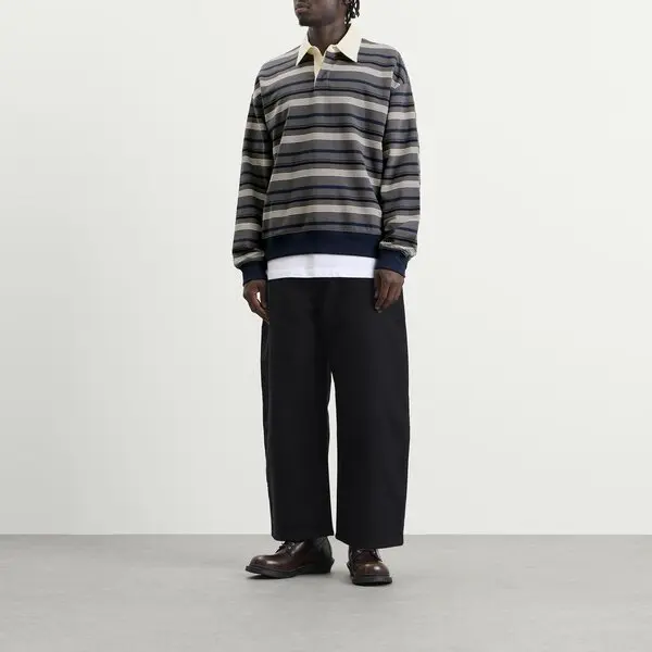 Nn07 David Stripe Rugby Shirt