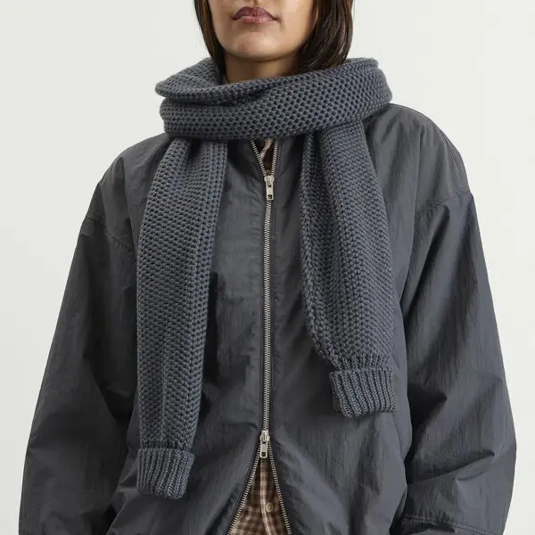 You Must Create Sleeve Scarf - Charcoal