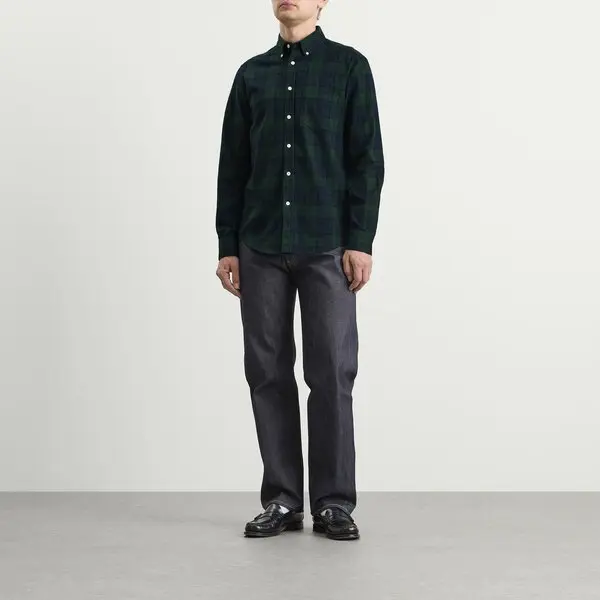 Portuguese Flannel Bonfim Blackwatch Check Shirt