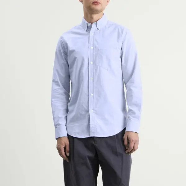 Portuguese Flannel Brushed Button Down Oxford Shirt