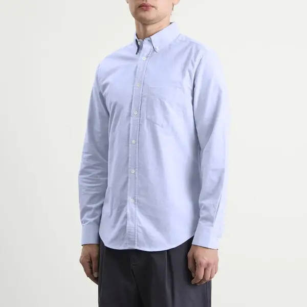 Portuguese Flannel Brushed Button Down Oxford Shirt