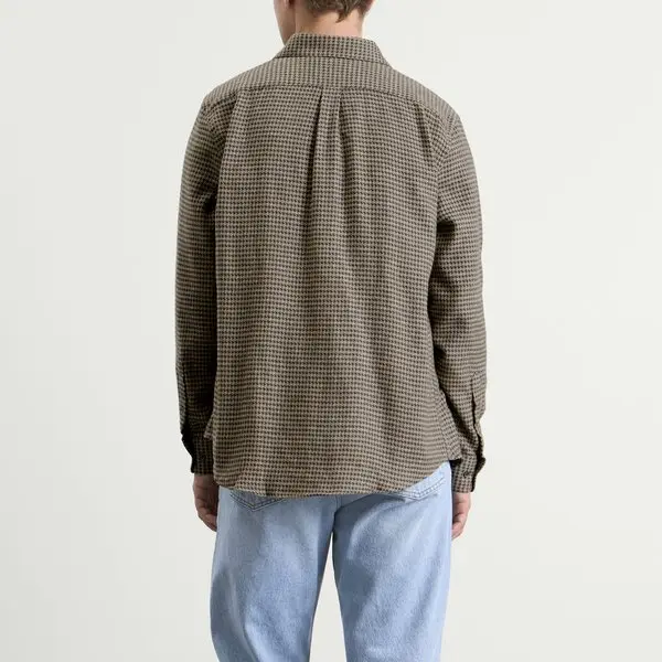 Portuguese Flannel Abstract Houndstooth Shirt