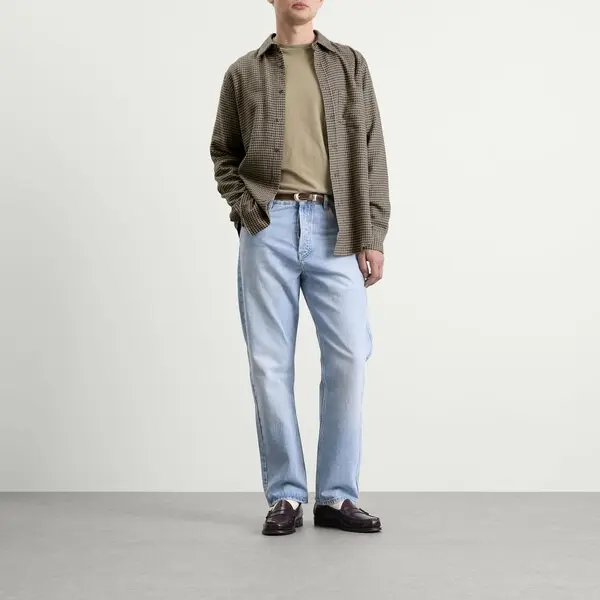 Portuguese Flannel Abstract Houndstooth Shirt