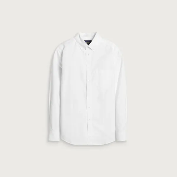 Portuguese Flannel Belavista Button Down Oxford Shirt - Off White