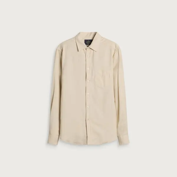 Portuguese Flannel Teca Flannel Shirt - Ecru