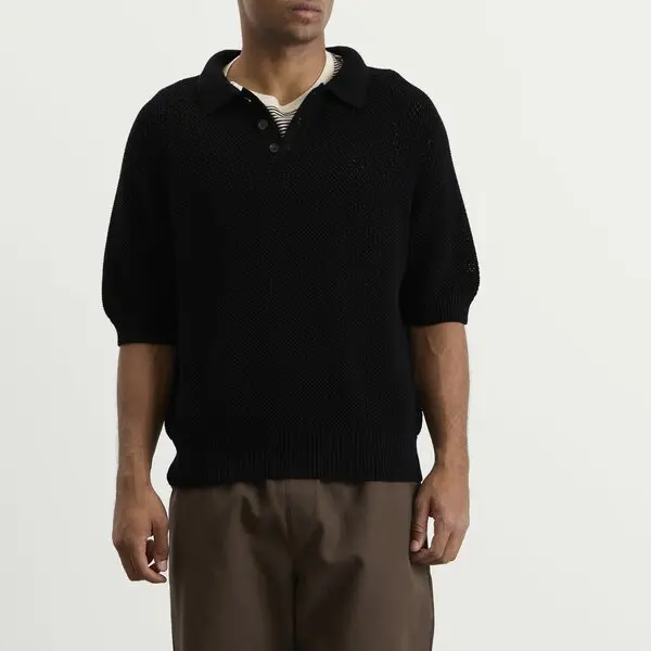 BOUND Crochet Knit Polo