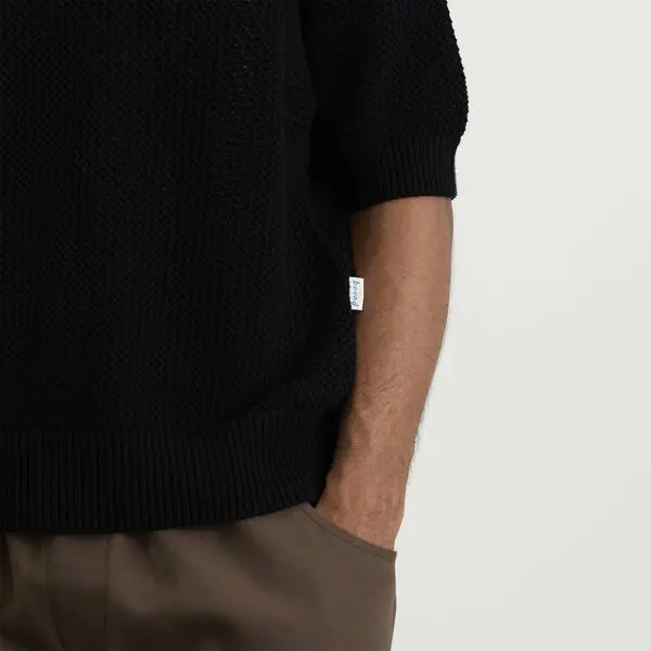 BOUND Crochet Knit Polo