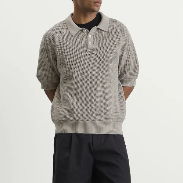 BOUND Crochect Knit Polo