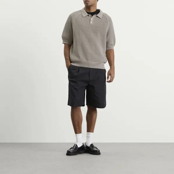 BOUND Crochect Knit Polo