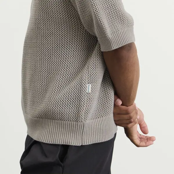 BOUND Crochect Knit Polo