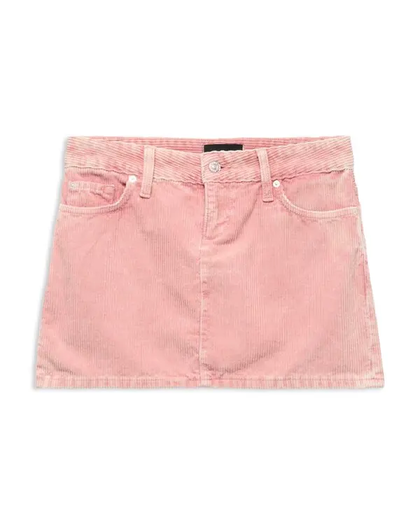 7 For All Mankind Cherry Corduroy Skirt