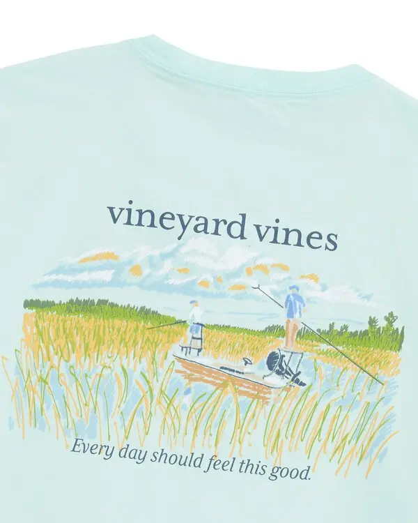 Vineyard Vines Everyday Marsh Sketch Cotton Pocket T-shirt