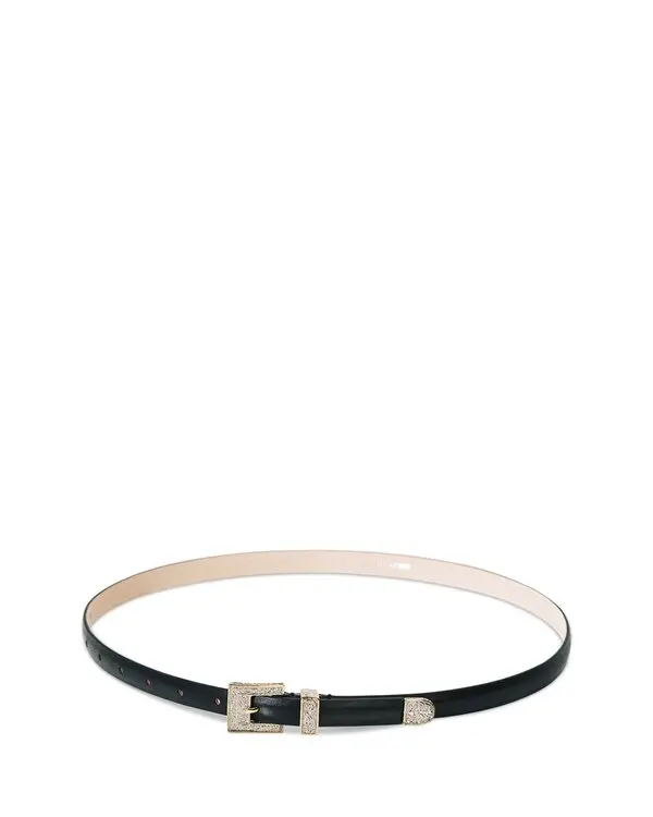 DEHANCHE Lottie Western Leather Belt - Black