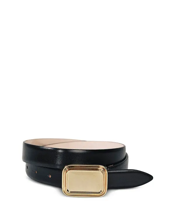 DEHANCHE Cendrine Leather Belt - Black