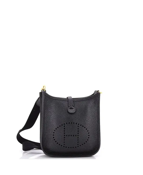 Hermès Tpm Evelyne Bag Gen Iii Clemence - Black