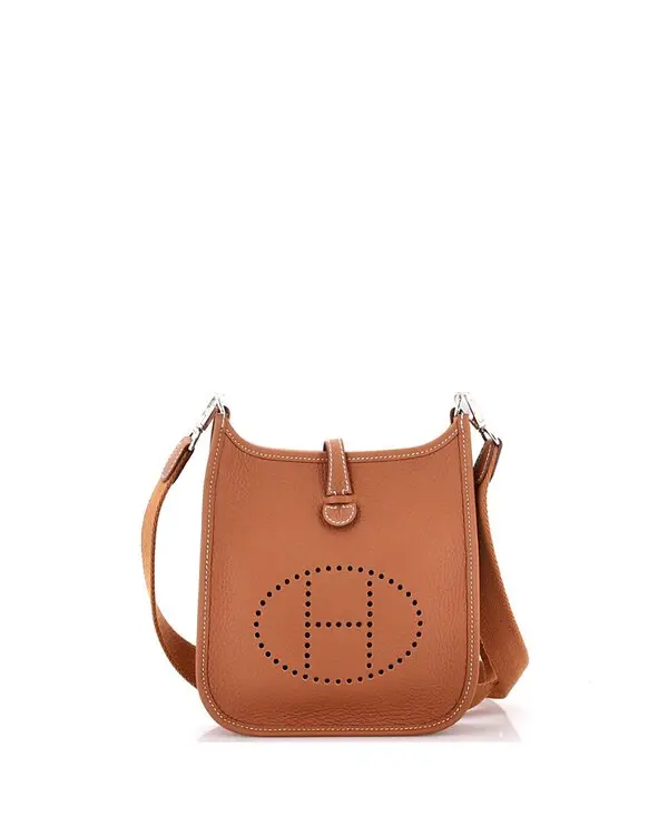 Hermès Tpm Evelyne Bag Gen Iii Clemence - Brown