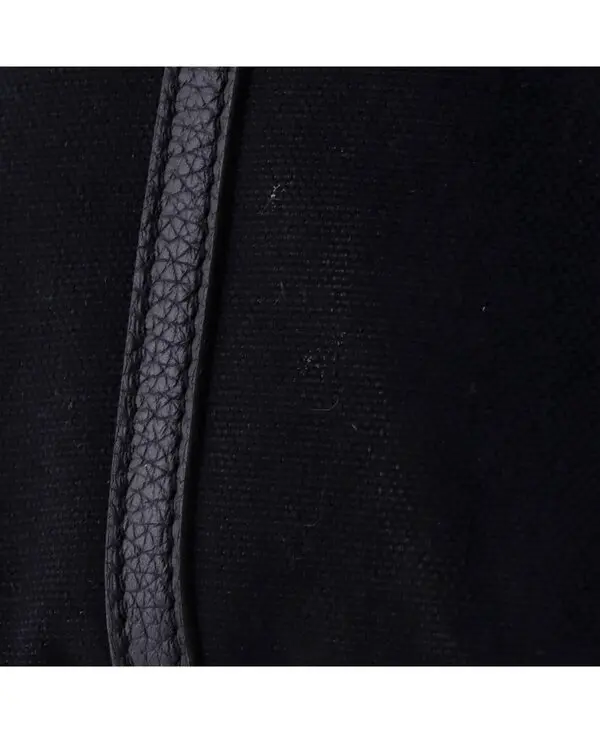 Hermès Pursangle Tote Canvas With Leather