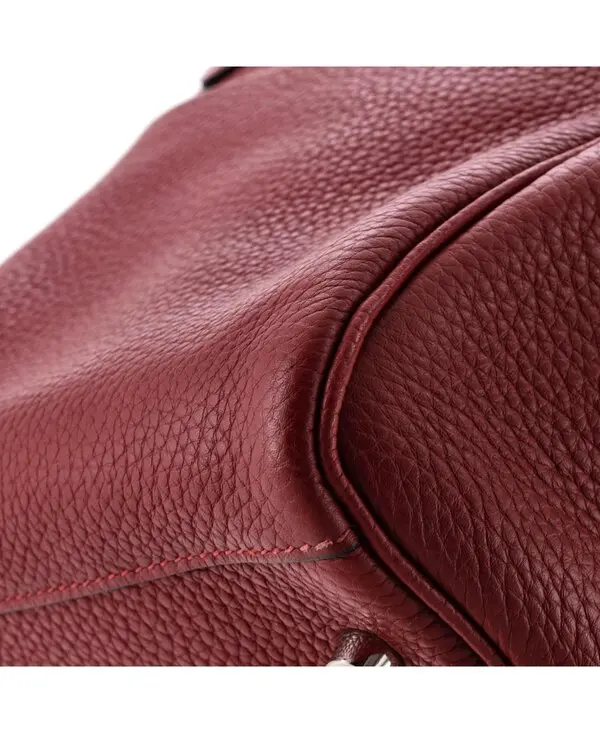 Hermès 30 Lindy Bag Clemence - Burgundy