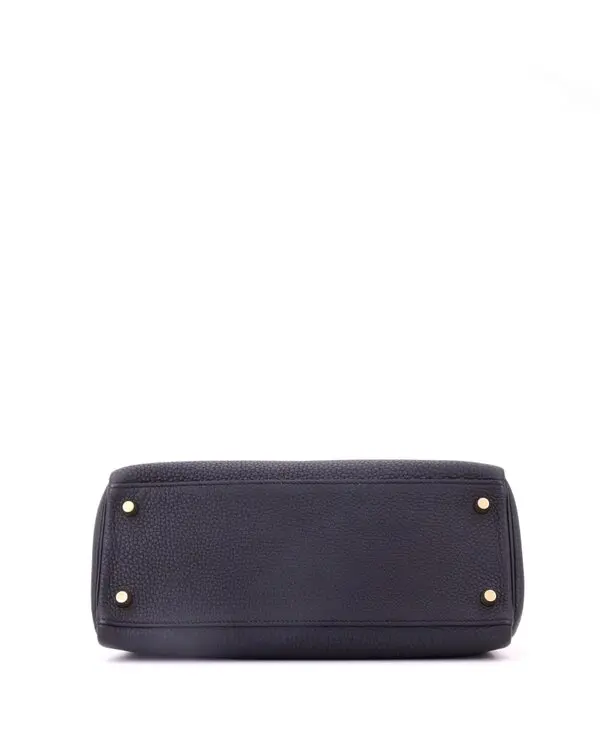Hermès Kelly 28 Handbag Black Togo With Gold Hardware