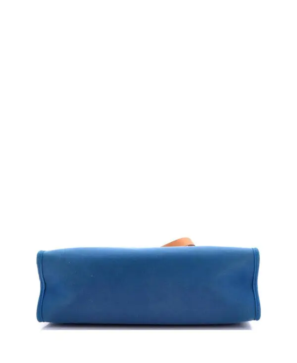 Hermès 31 Herbag Zip Leather And Toile