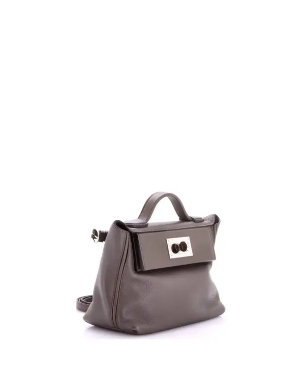Hermès 21 24/24 Bag Evercolor With Swift - Gray